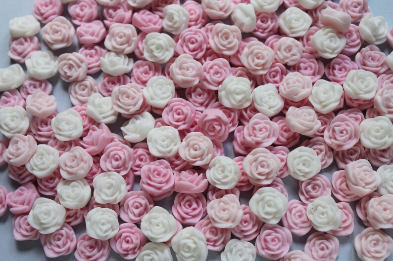 Gum Paste Roses Fondant Flowers 100 Pcs Cupcakes Wedding - Etsy