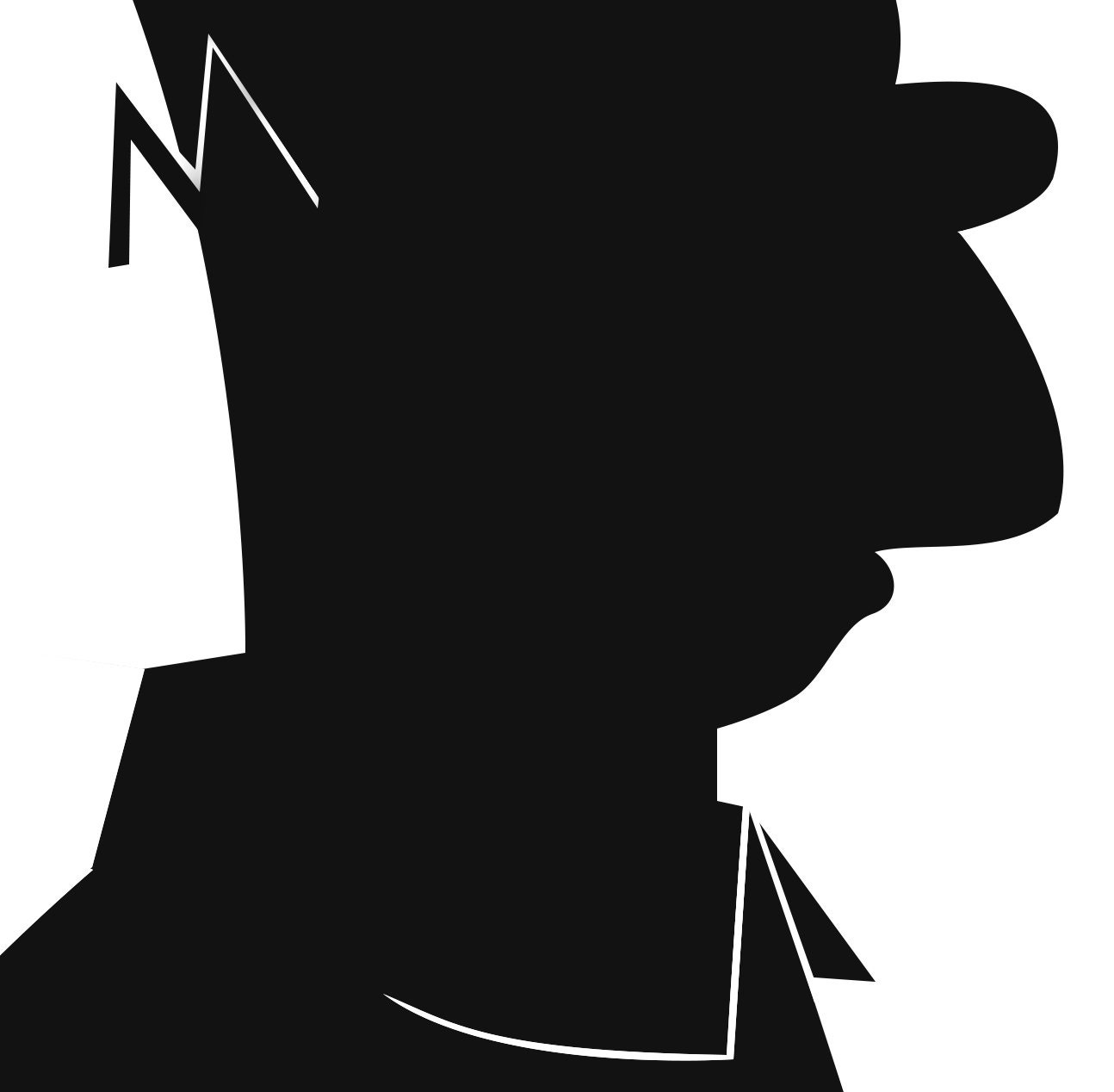 Homer Simpson Silhouette, the Simpsons Silhouette, Paper Silhouette ...