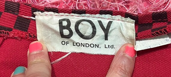 RARE Vintage Boy Of London Denim Skirt - Gem