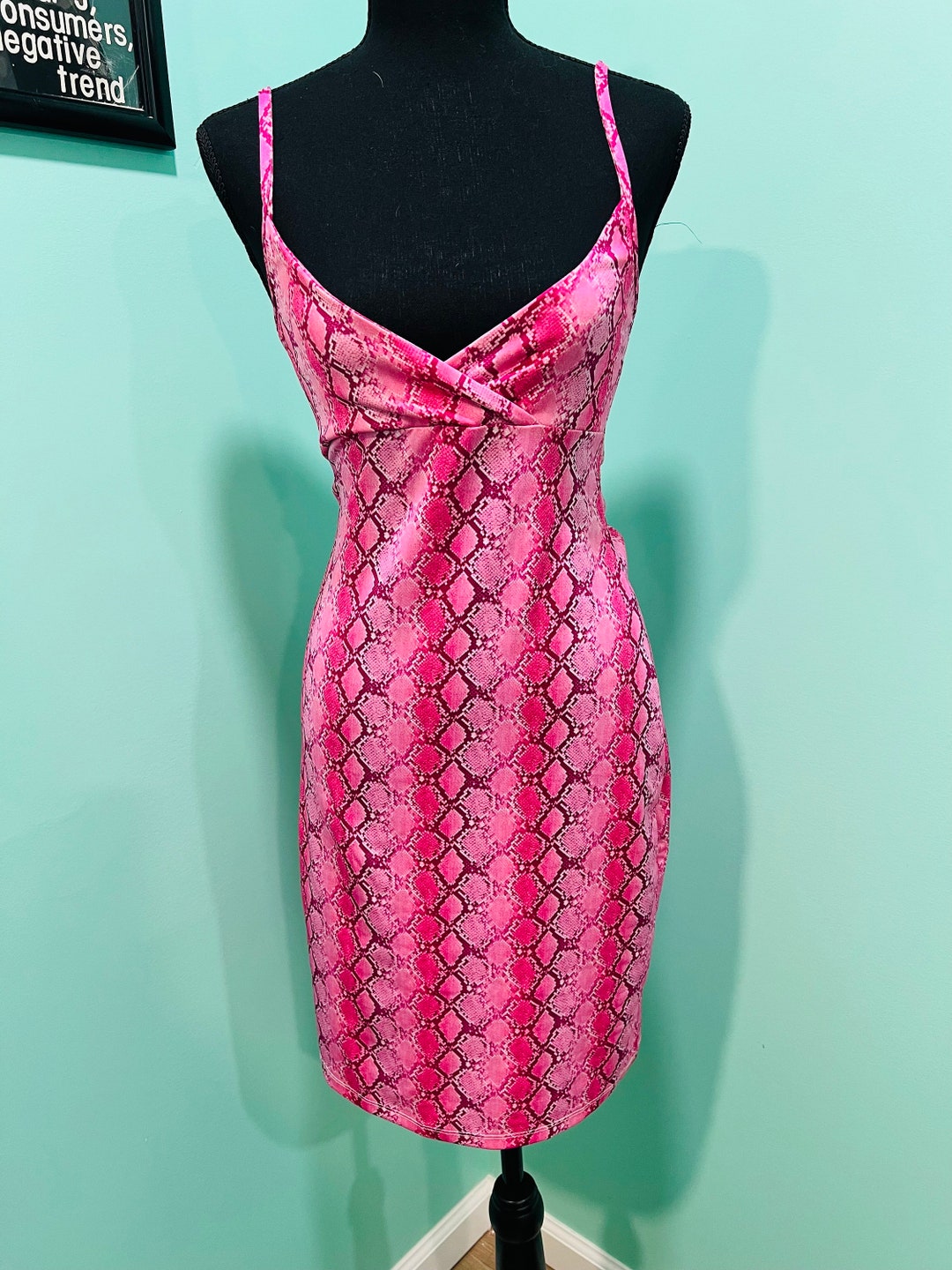 Python Princess 90s Slip Dress - Etsy