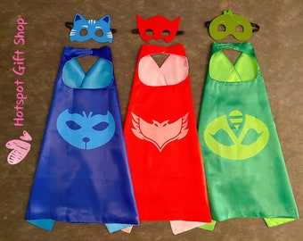Little Super Hero Cape and Mask PERSONALIZED Great - Etsy
