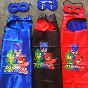 Ready to Ship PJ Hero Capes and Masks Setpj Masks Inspired | Etsy Canada