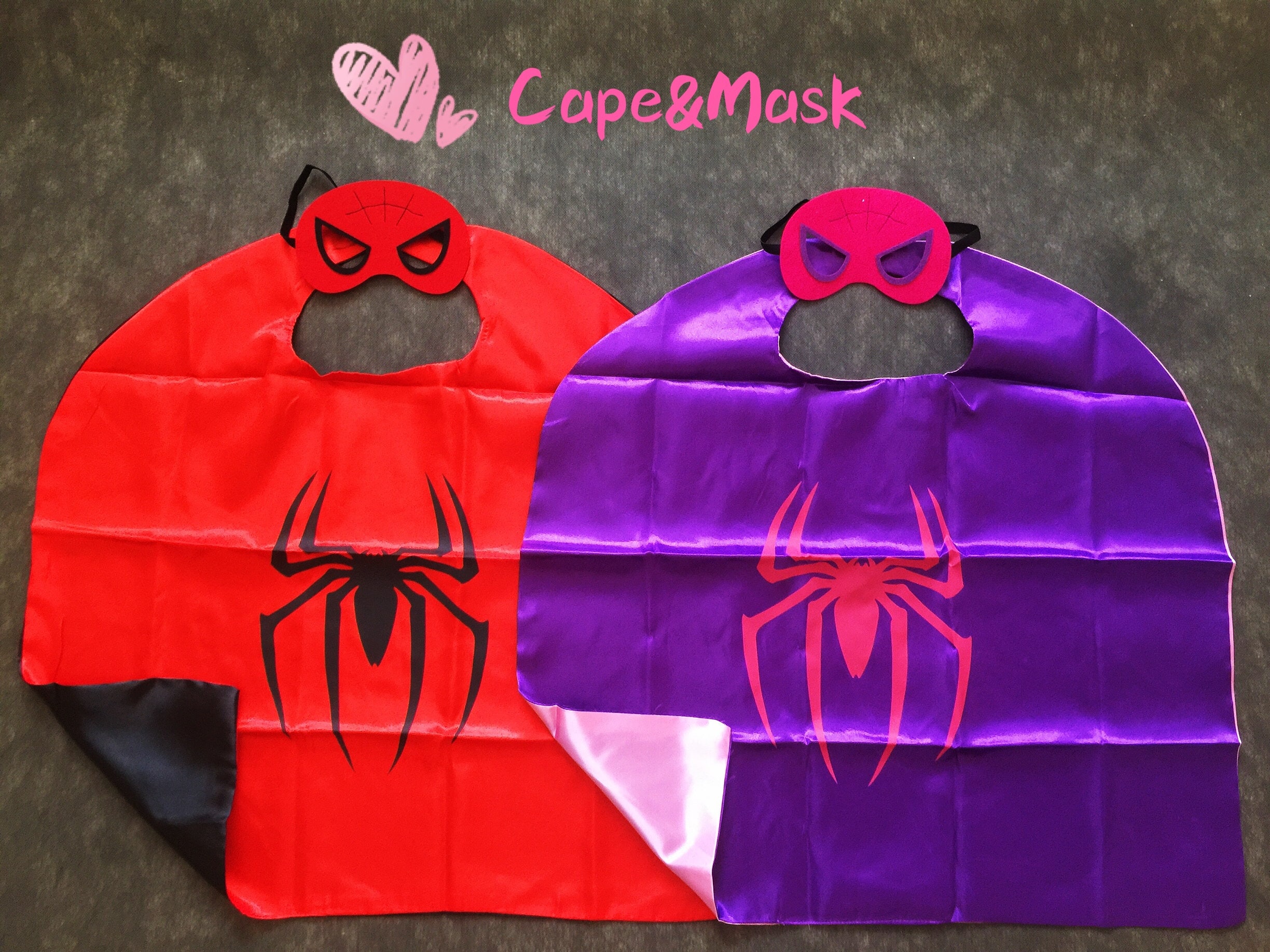 Party Pack5/10/20/25superhero Capes and Maskssuperhero - Etsy
