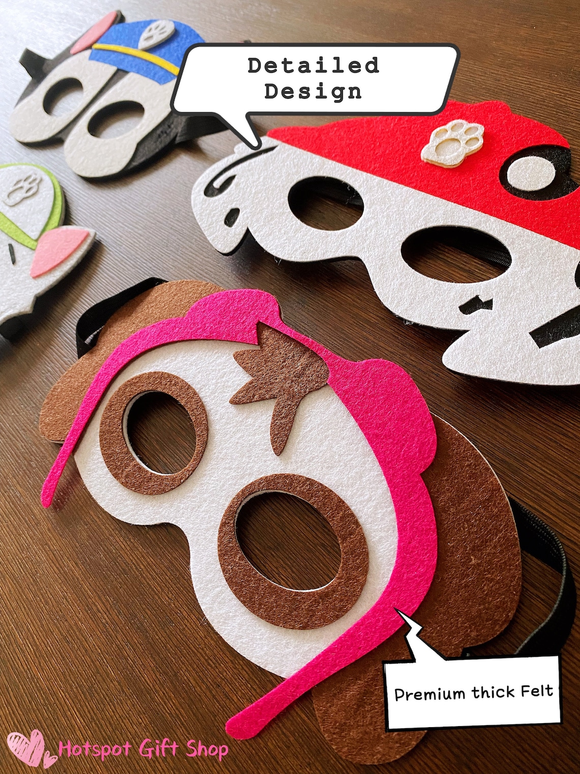 NEW DESIGN 12PCS Party Pack Pup Paw Masks for Birthday Party - Etsy