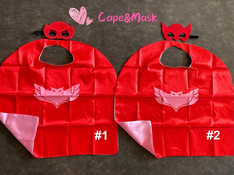 Ready to Shippj Hero Inspired Cape and Mask Set PJ Masks - Etsy