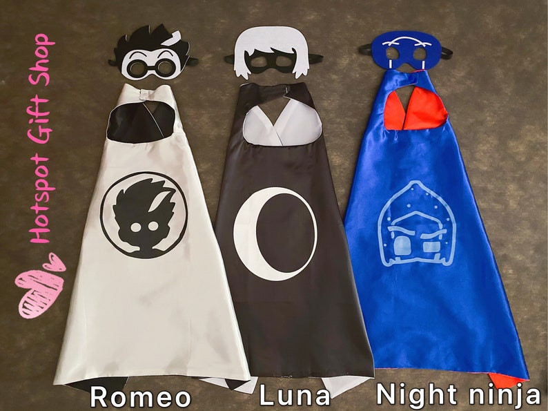 Ready to Shippj Hero Inspired Cape and Mask Set PJ Masks - Etsy