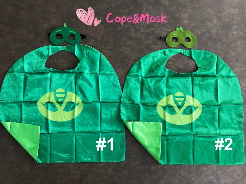 Ready to Shippj Hero Inspired Cape and Mask Set PJ Masks - Etsy