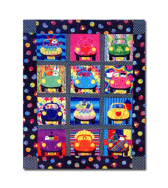 Volkswagen Beetle Quilt Pattern