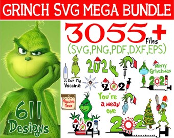 Grinch Mask Svg - Etsy