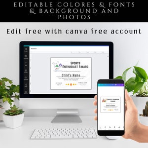 125 Funny Editable Classroom Awards Certificates, Canva Template ...