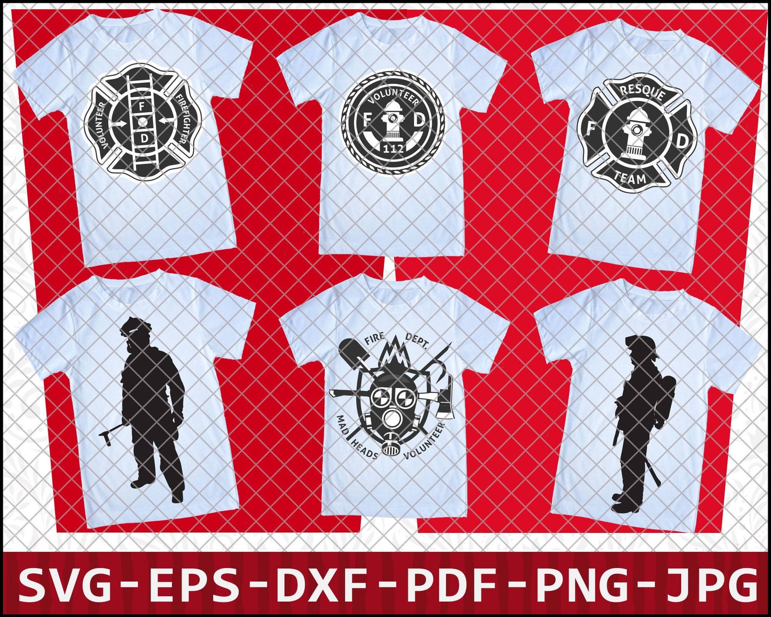 Firefighter Svg Firefighter Svg Bundle Fire Dept Svg | Etsy