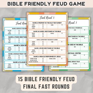 Bible Feud Game, Church Family Feud, Printable Bible Games, Bible Study ...