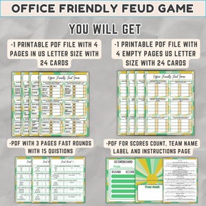 Office Friendly Feud,work Party Family Feud,office Party Games,feud ...