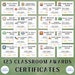 125 Funny Editable Classroom Awards Certificates, Canva Template ...