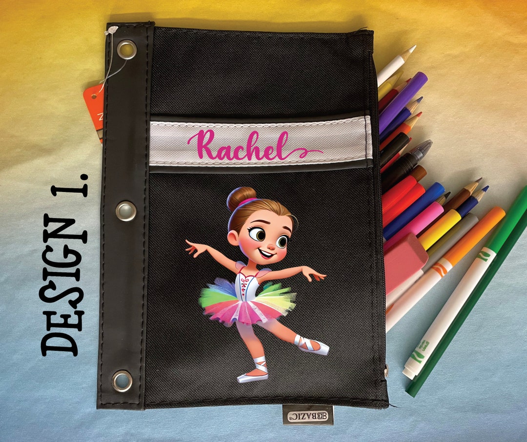 Custom Ballet Pencil Pouch, Personalized Pencil Pouch, School Supplies ...