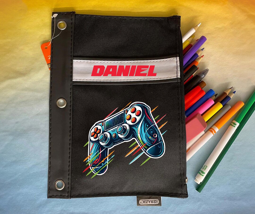 Personalized Gamer Pencil Pouch, Personalized Pencil Pouch, School ...