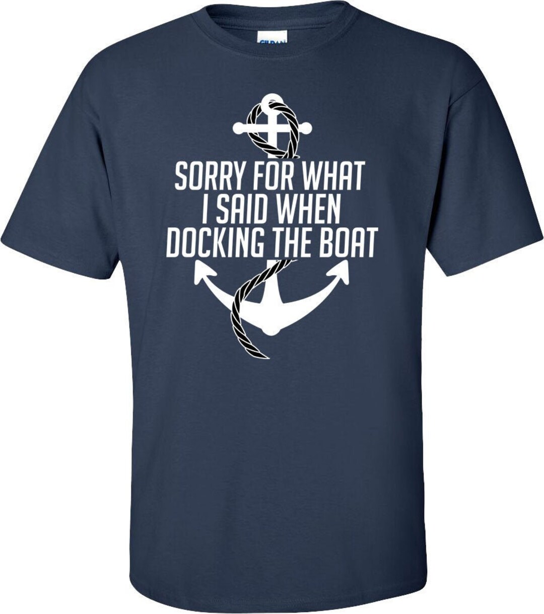 Funny Sailing Tshirt Sail Boat Shirt Boating Vintage Boater Husband ...