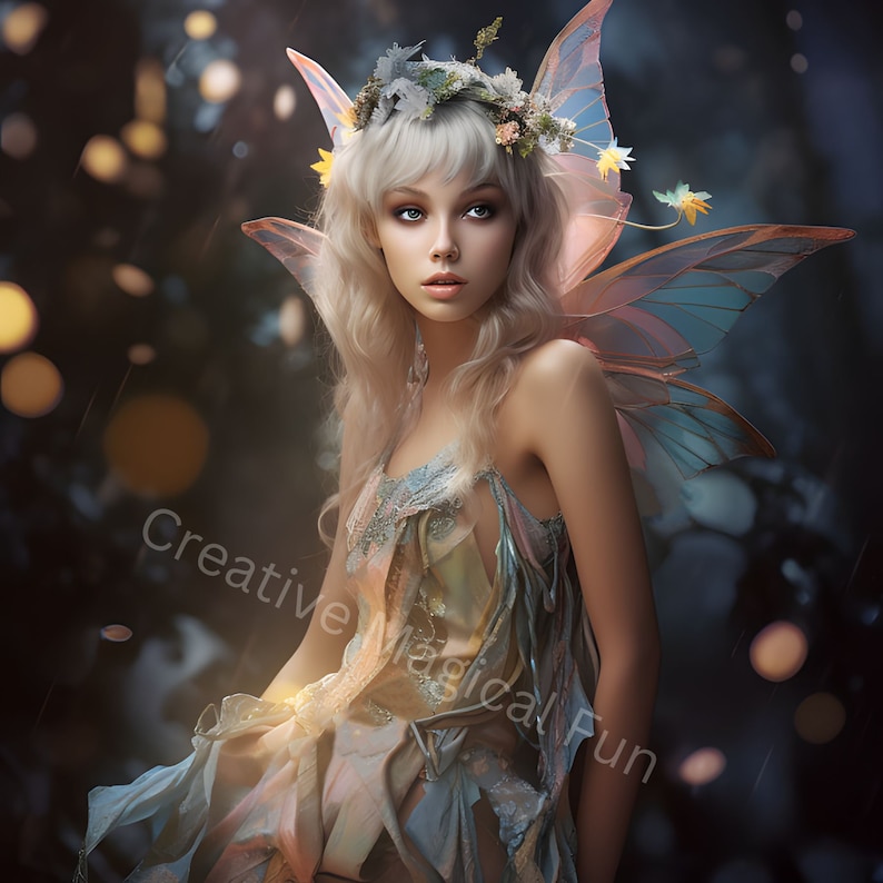 Pixie Princess Printable Wall Art Digital Artwork Digital - Etsy