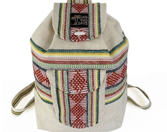 NO BAD DAYS ® Baja Backpack Mexican Bag Hand Made Book Bag Aqua Orchid ...