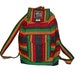 NO BAD DAYS ® Baja Backpack Mexican Bag Hand Made Book Bag Rasta Red ...