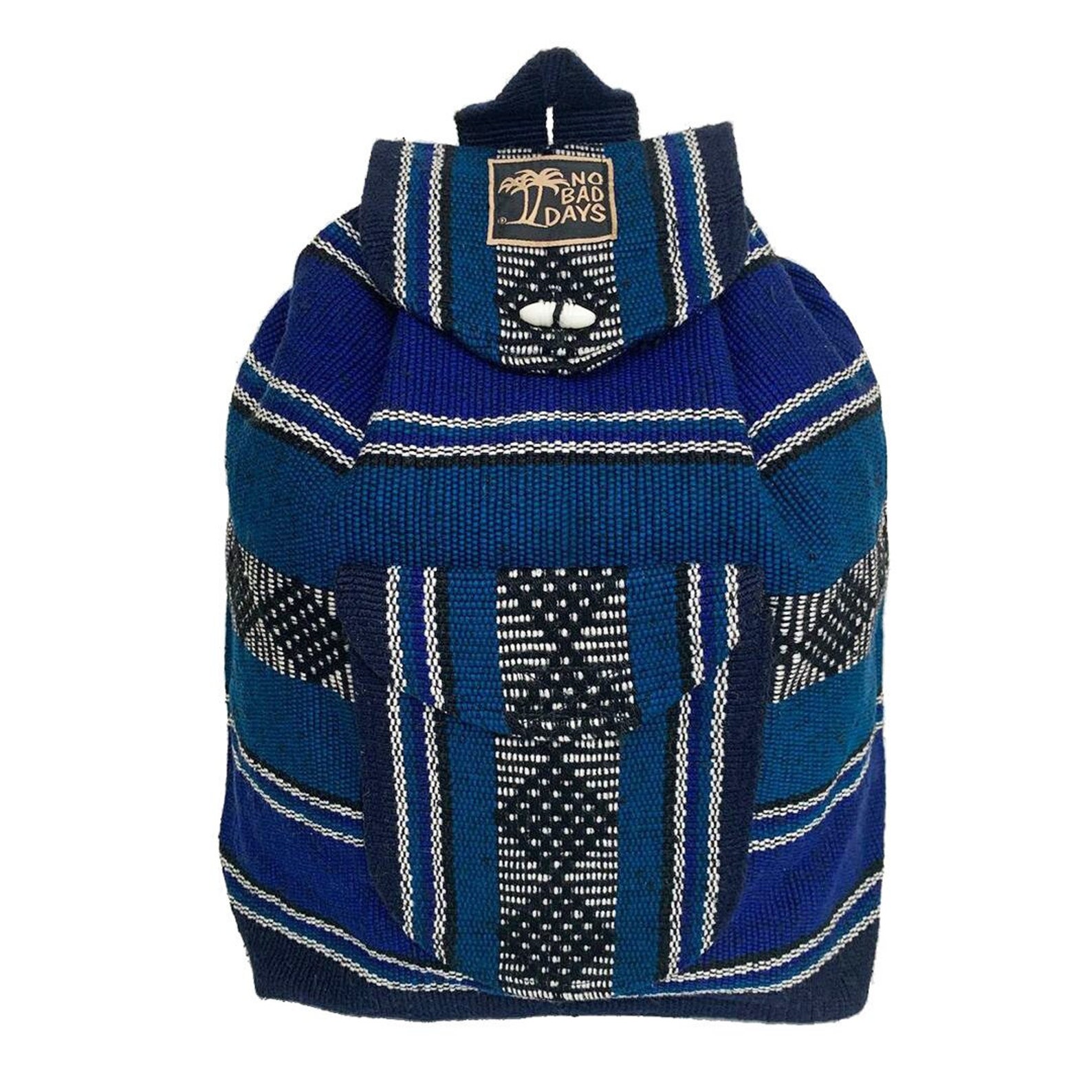 NO BAD DAYS ® Baja Backpack Mexican Bag Hand Made Book Bag Turquoise ...