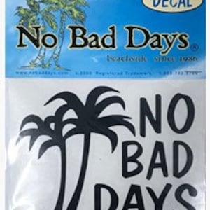 NO BAD DAYS ® Original Palms Decal Sticker - Etsy