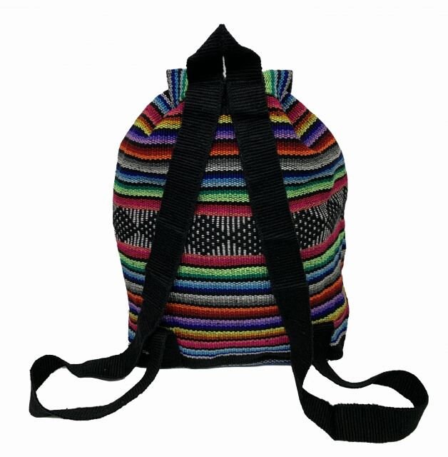 NO BAD DAYS ® Baja Backpack Mexican Bag Hand Made Book Bag Gradational ...