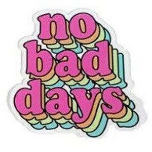 NO BAD DAYS® Fun Sticker Pack - Decal Set - Etsy
