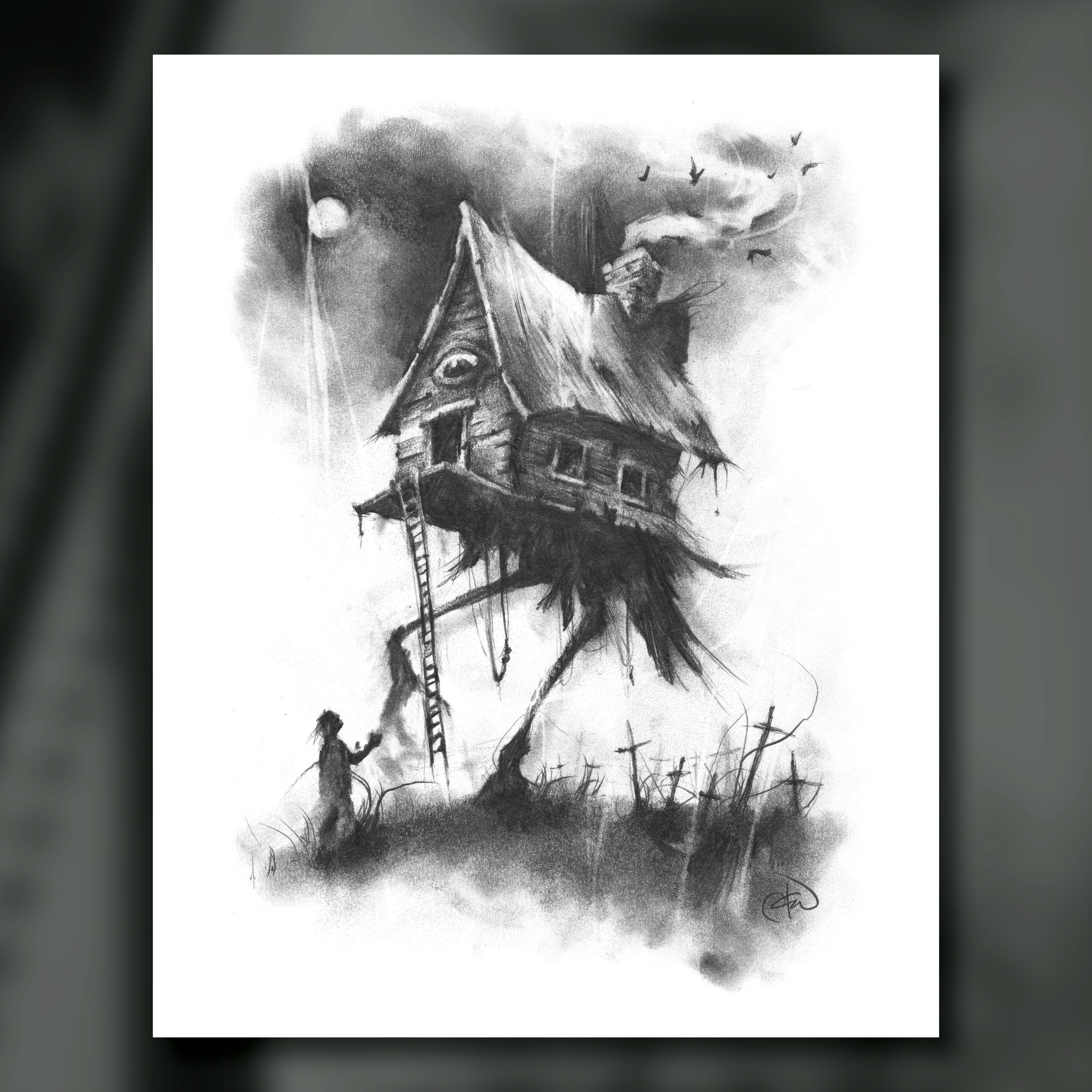 The Bone Mother Welcomes All - Print - Etsy