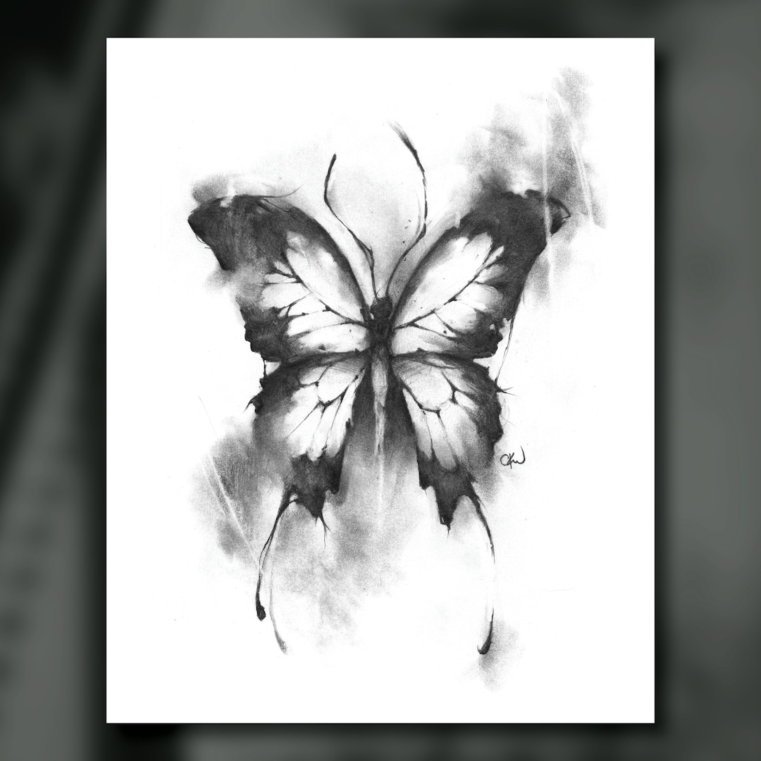The Death of a Butterfly - Print - Etsy