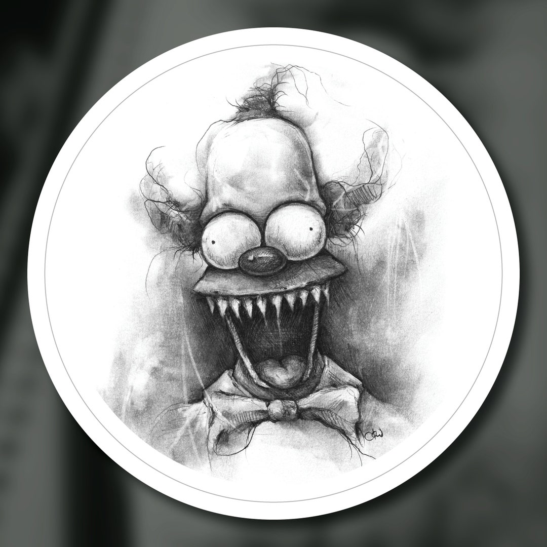 The Krusty - Sticker - Etsy