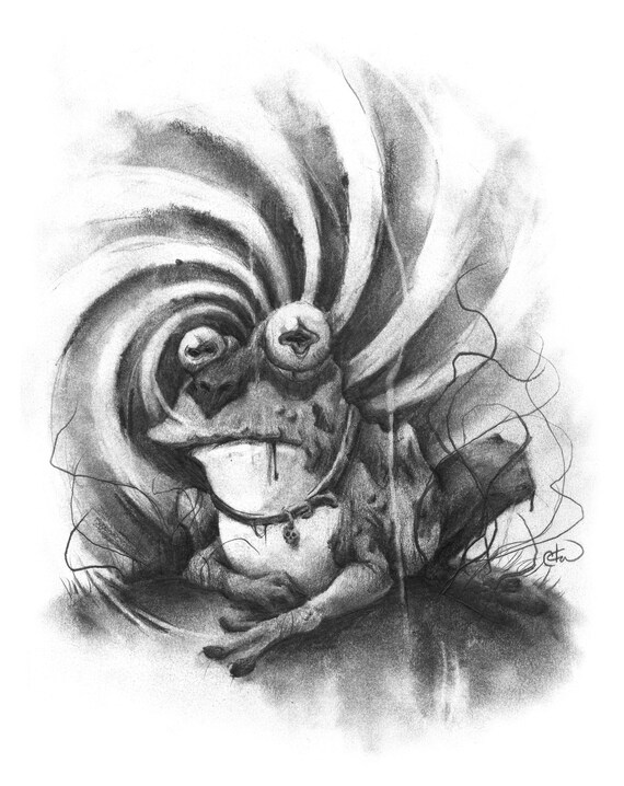 The Hypnotoad Original Drawing - Etsy