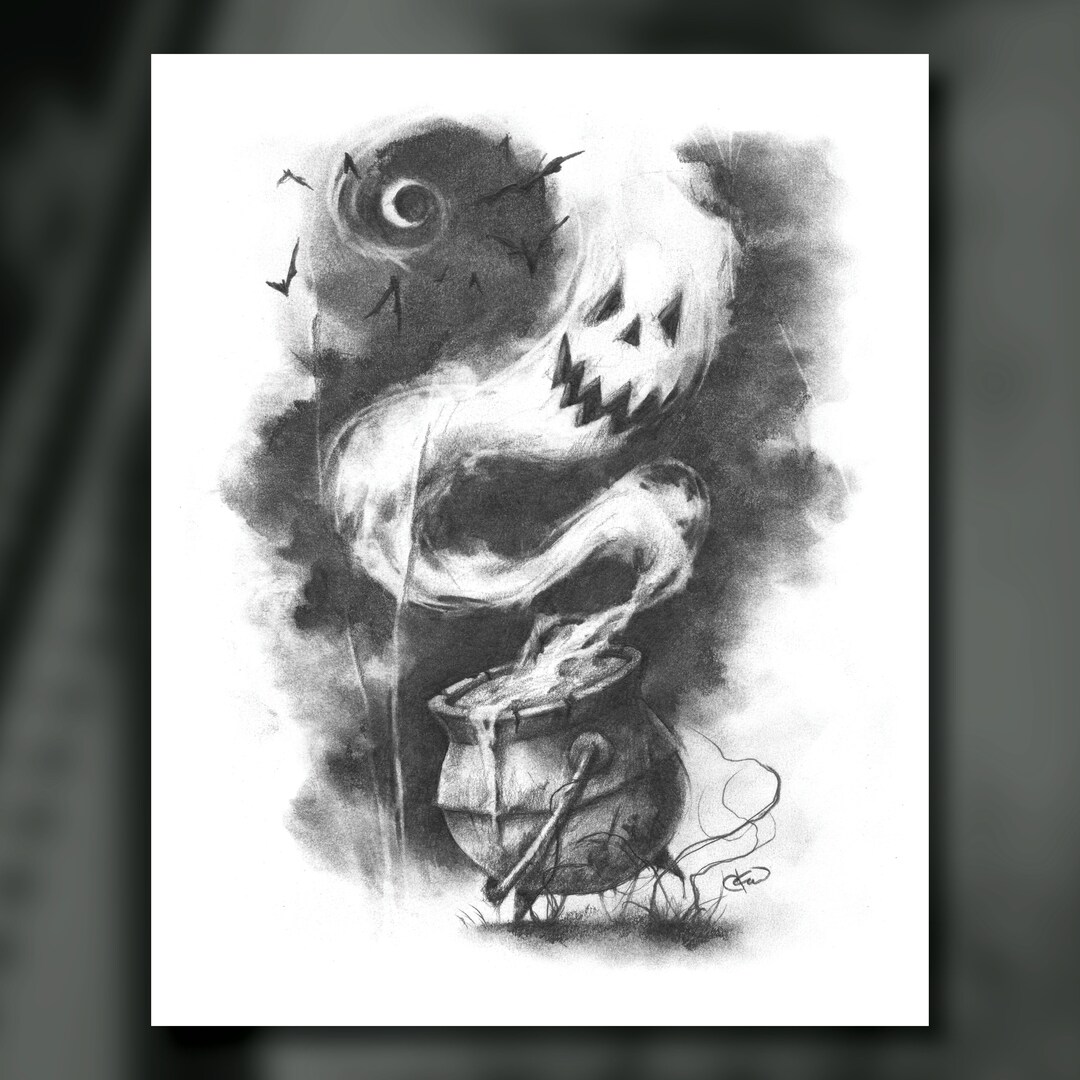 The Cauldron Bubbles - Print - Etsy
