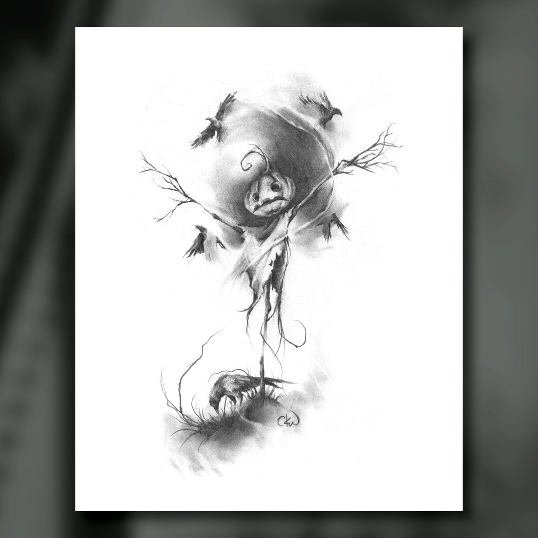 The Circling of Crows - Print - Etsy