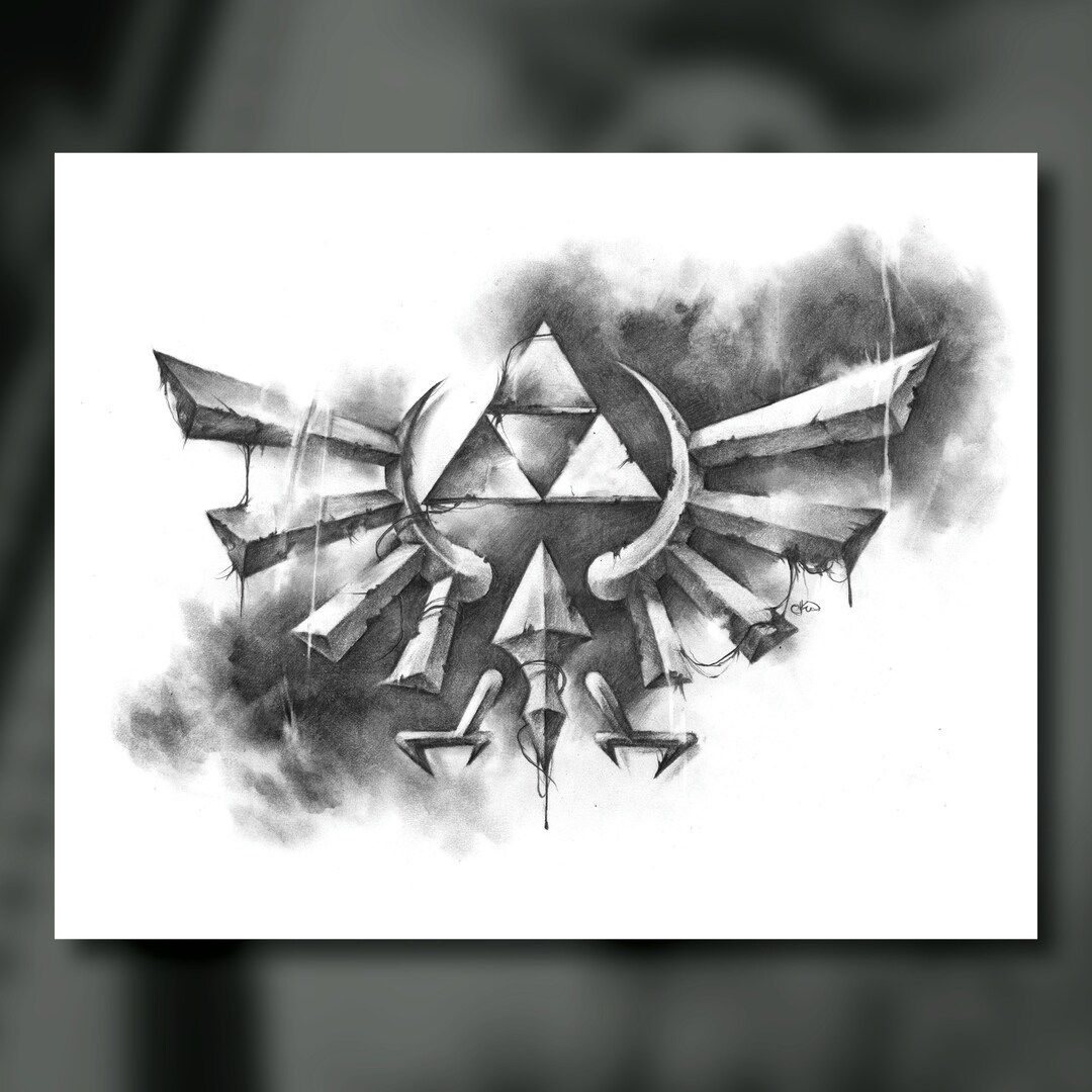 The Hylian Crest - Print - Etsy