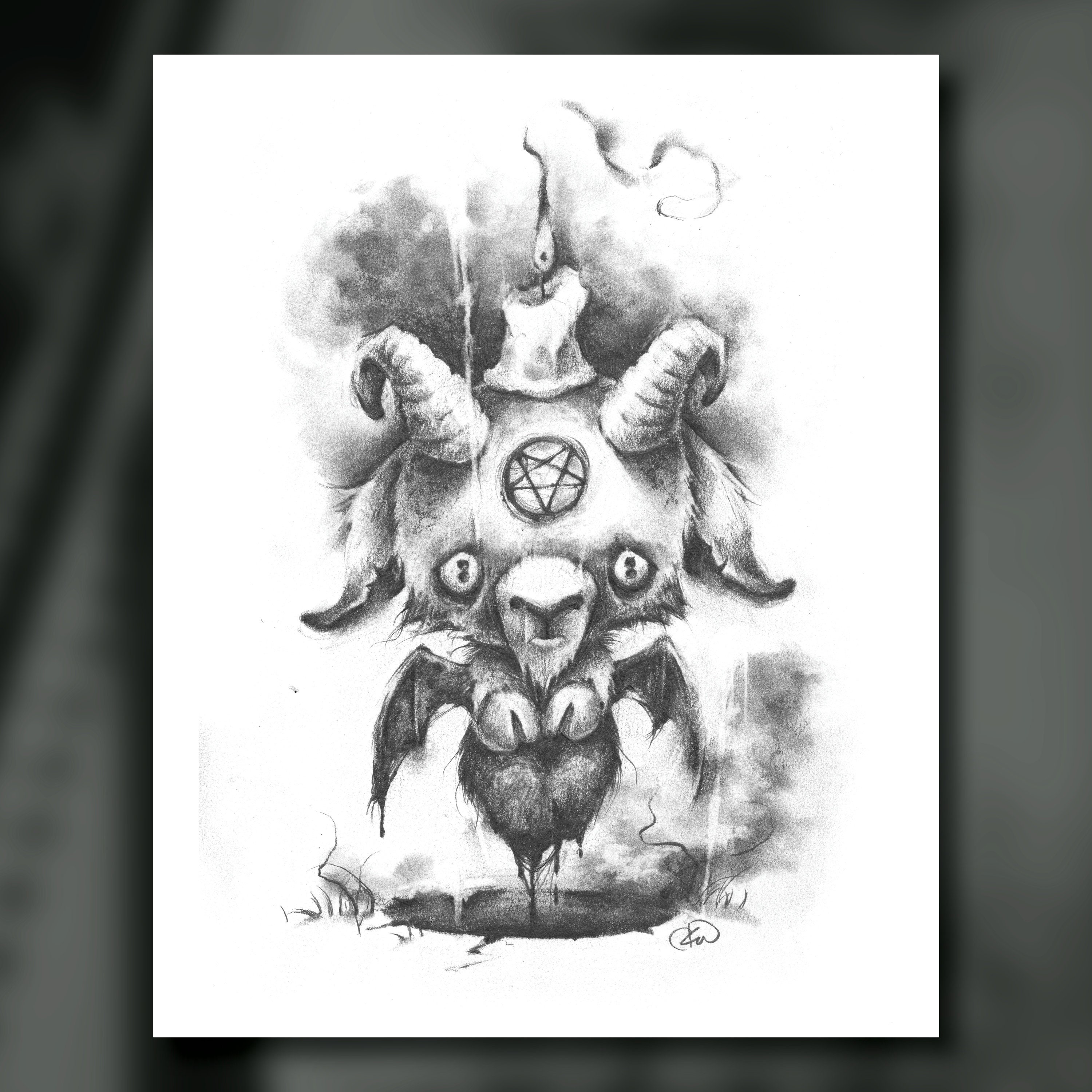 The Summoning of Sin and Lies - Print - Etsy