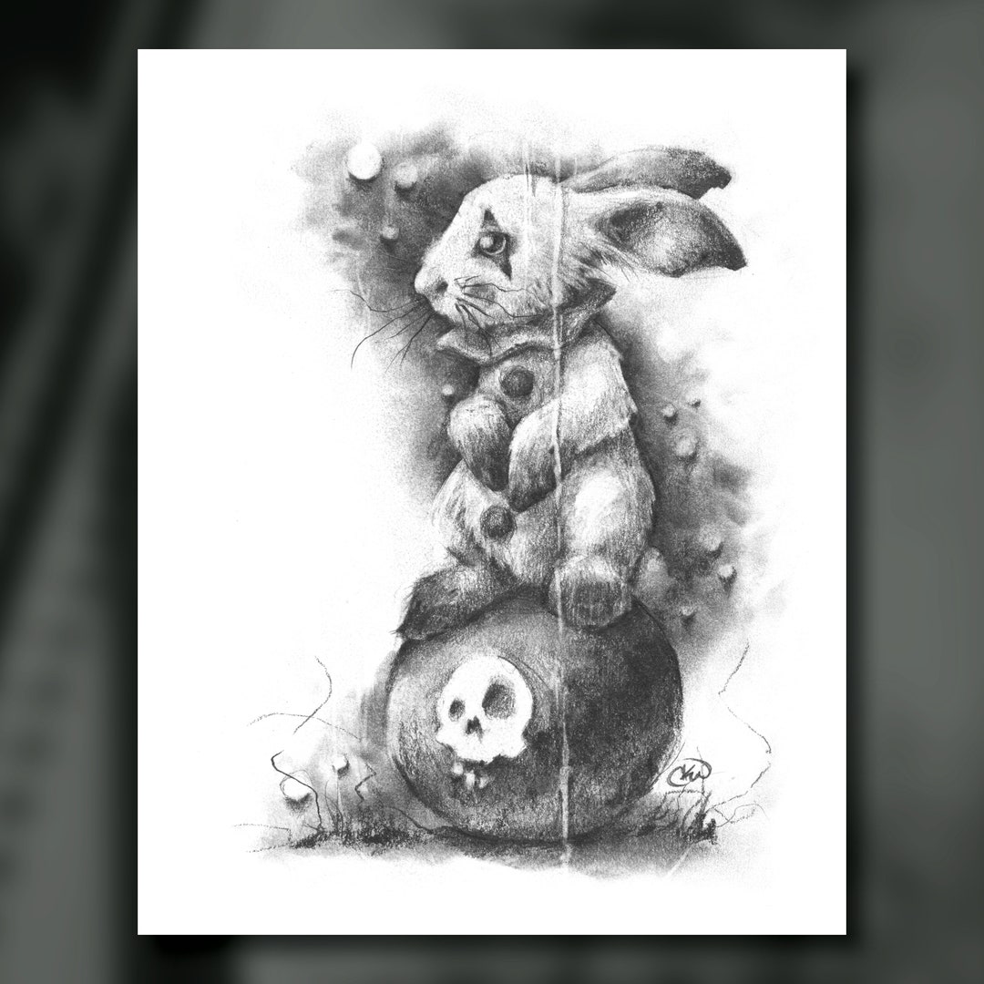 The Jester of Hare - Print - Etsy
