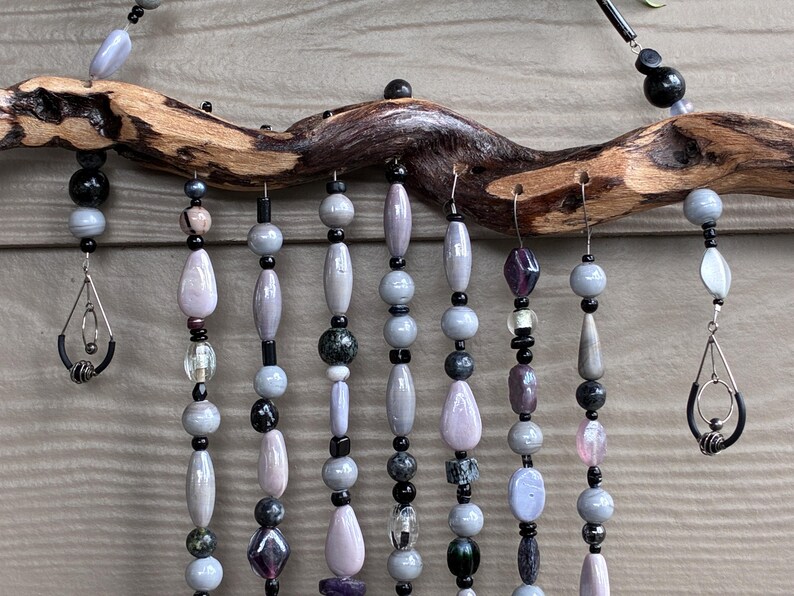 Driftwood Mobile. Windchime. Good Luck Totem. Window or Wall Art. - Etsy