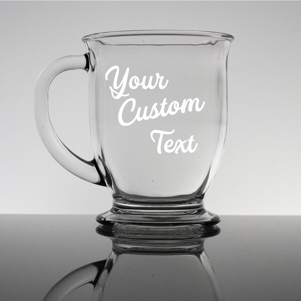 Glass Coffee Mug - Etsy