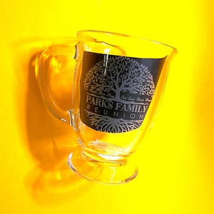 Personalized Work Mom Glass Coffee Mug - Mothers Day, Custom Etched ...