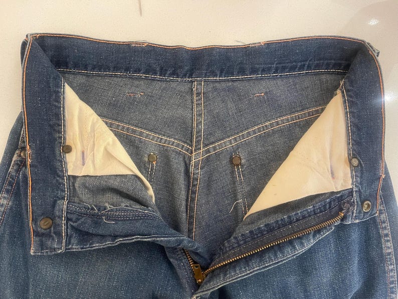 1940s Big Mac Denim Jeans, Dating to WWII, Soft and Worn-in With ...
