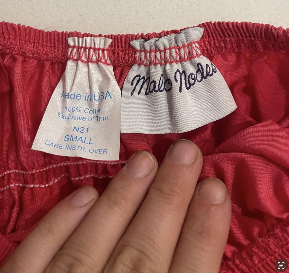 1960s Bright Red Cotton & Lace Tiered Ruffled Bloomer Shorts, Perfect ...