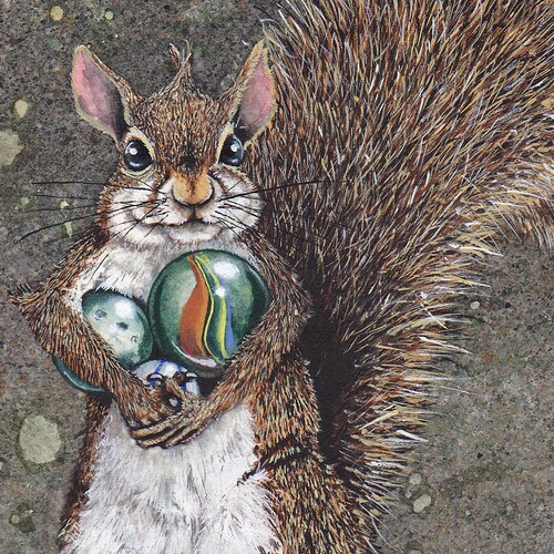 Greeting Card totally Marbles by Maggie - Etsy