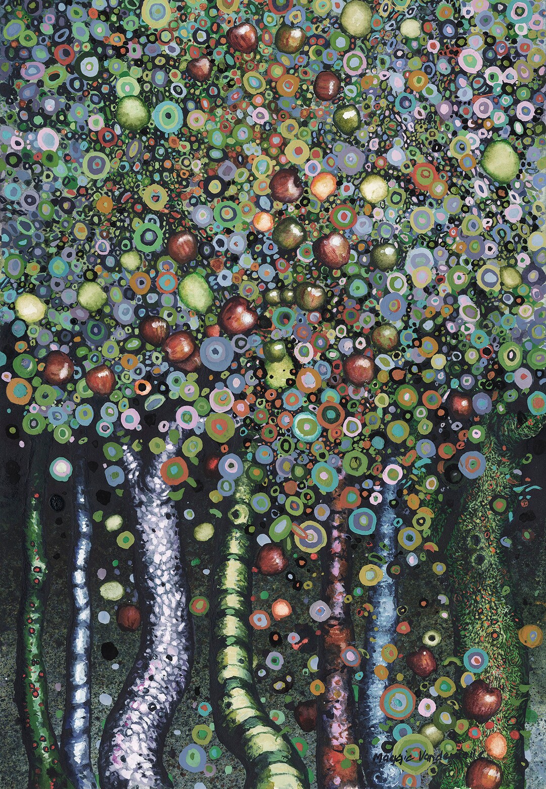 Greeting Card, Dichotomy by Maggie Vandewalle, 5" X 7" Blank Card With ...