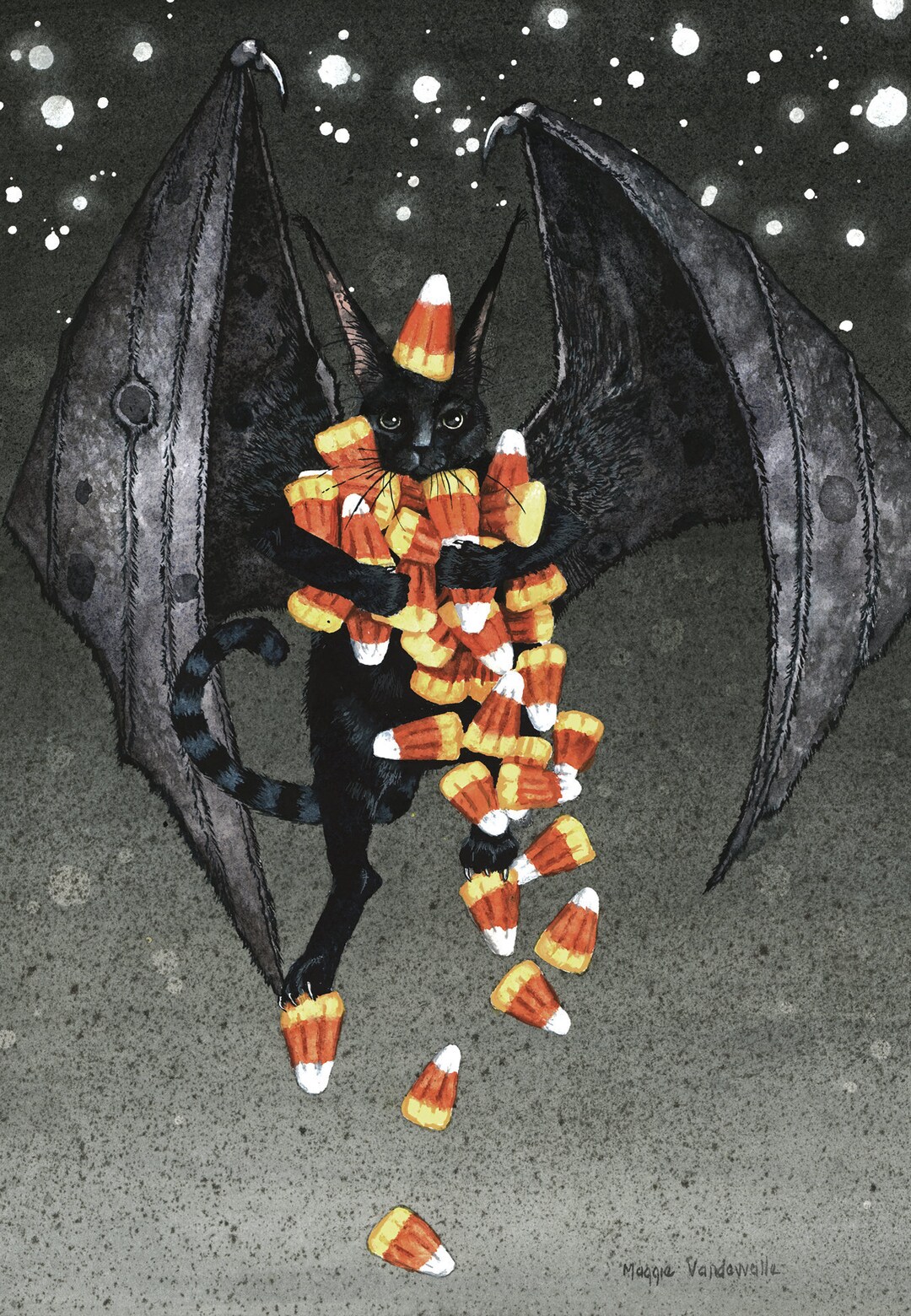 Greeting Card, "sweet Tooth" by Maggie Vandewalle, 5" X 7" Blank Card ...