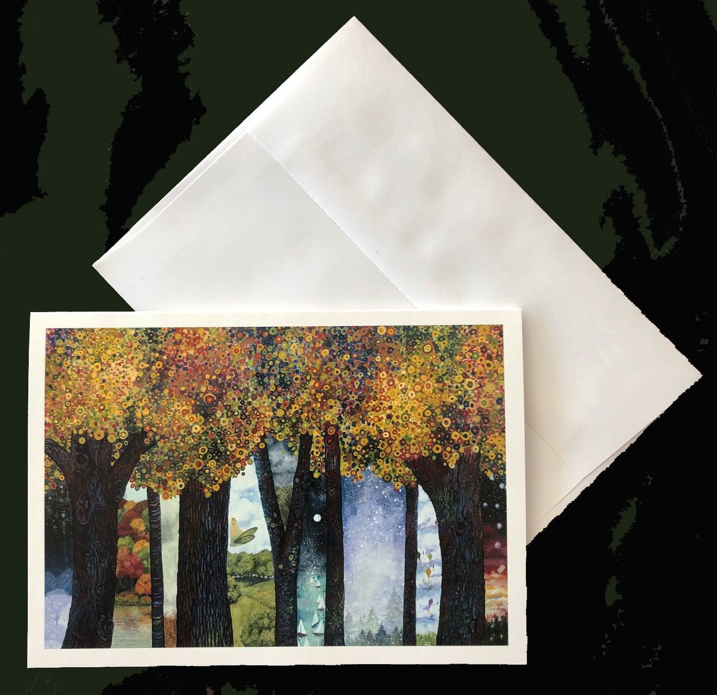 Greeting Card, "inbetween Places Ii" by Maggie Vandewalle, 5" X 7 ...