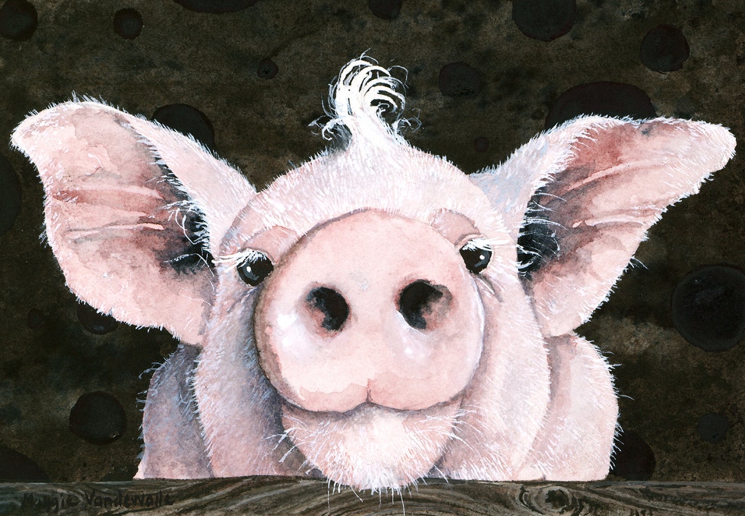 Greeting Card, "why, Hello There." by Maggie Vandewalle, 5" X 7" Blank ...