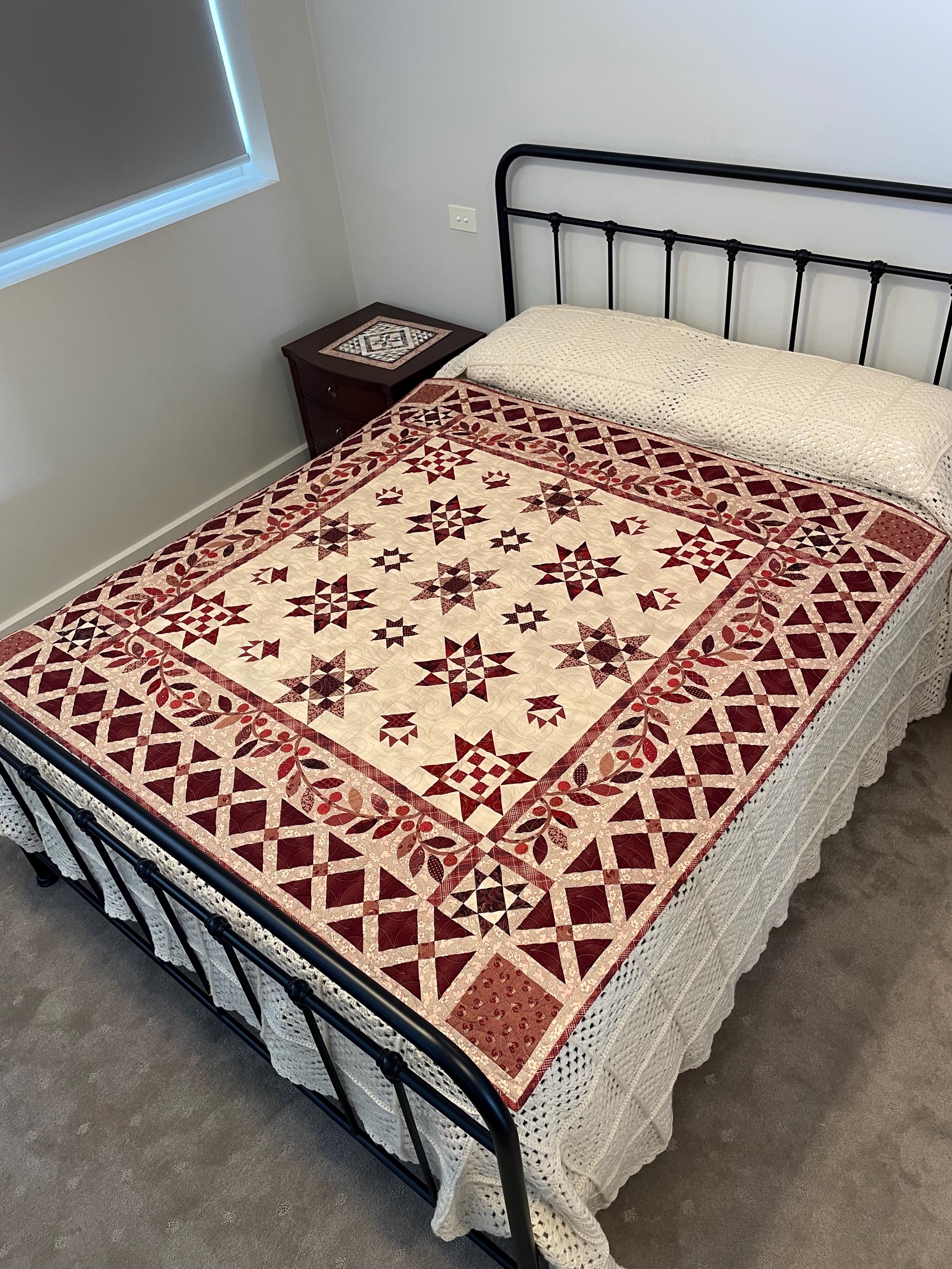 Handmade Ruby Jubilee Quilt - Etsy