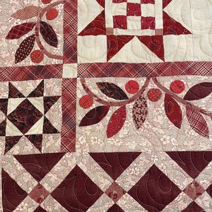 Handmade Ruby Jubilee Quilt - Etsy