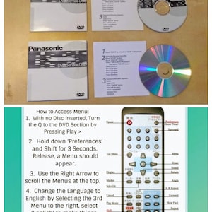 Panasonic Q Service Disc, DVD Unlock - Etsy